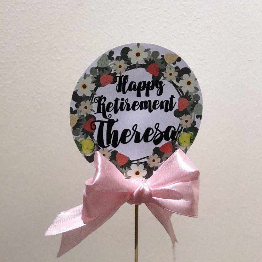 Customised Art Paper Topper | Rainbowly Fresh Fruit Gift and Flower ...